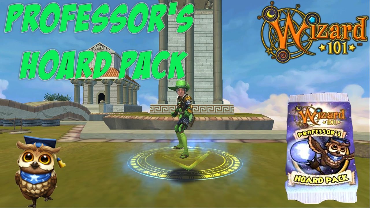 Wizard101 - NEW Professor's Hoard Pack - Gear, Pet, Mount And More ...