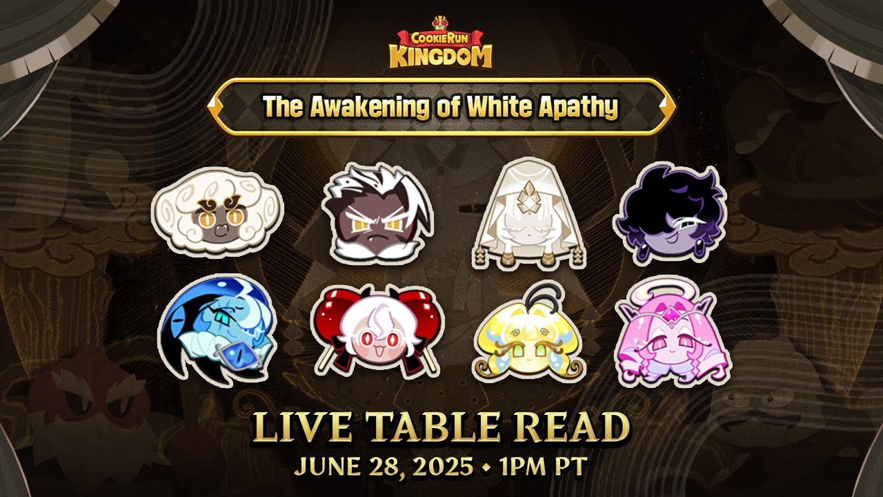 🔴 LIVE TABLE READ: Realm of Apathy | CookieRun: Kingdom 🏰 - YouTube