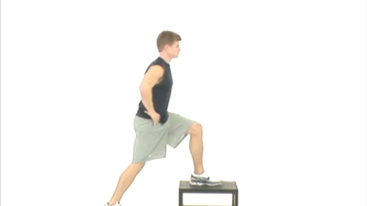 Step up to Balance Sagittal Plane - YouTube