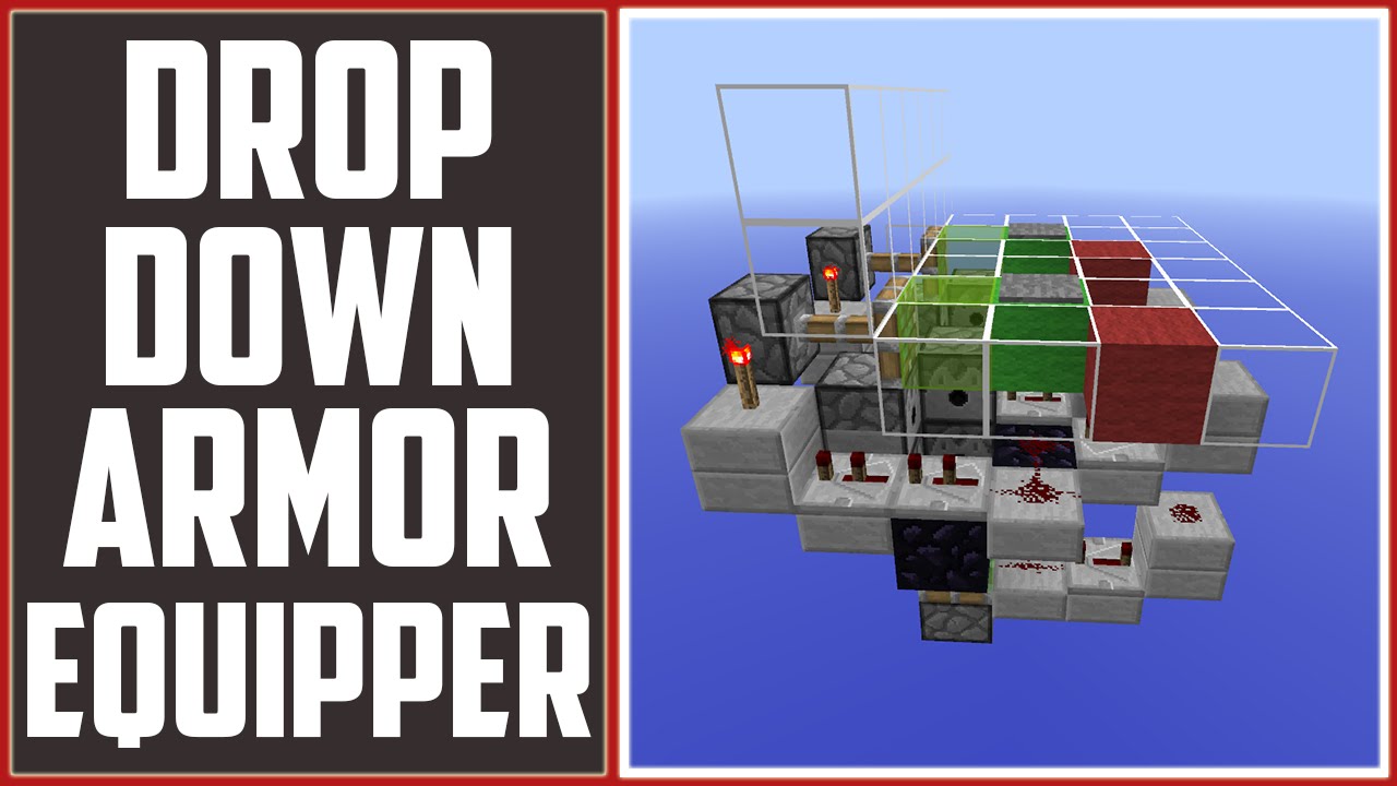 Minecraft Tutorial: Drop Down Armor Equipper [Tileable] [Compact 3x6 ...