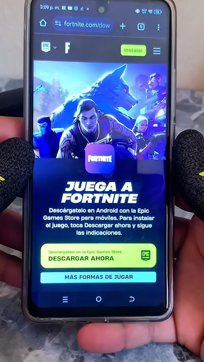 FORTNITE ANDROID GAMA BAJA #fortniteios #fortnitemobile #fortnite #youtubeshorts - YouTube