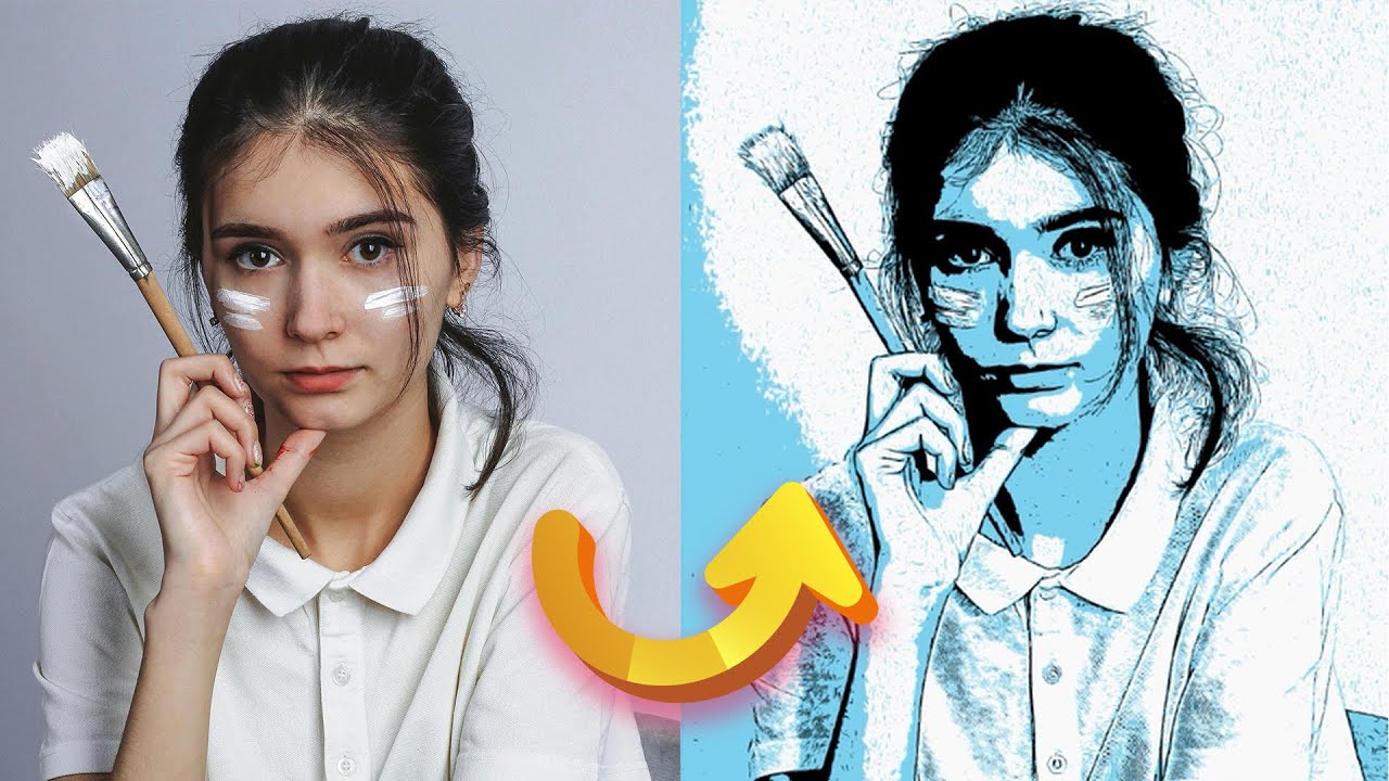 Create a Pop Art Portrait in Photoshop – Andy Warhol Style - YouTube