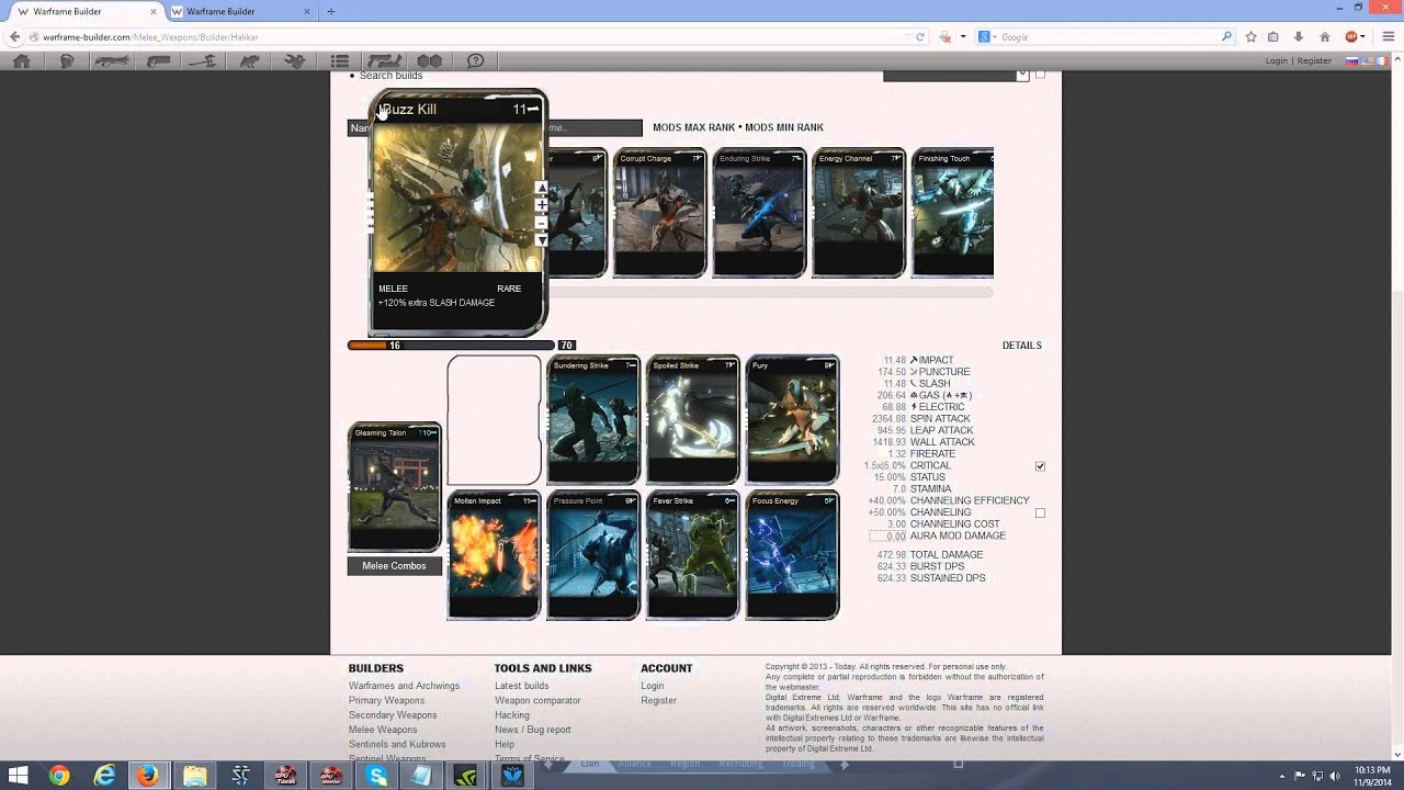 Warframe 15 1 2 Halikar Vs Glaive Prime - YouTube