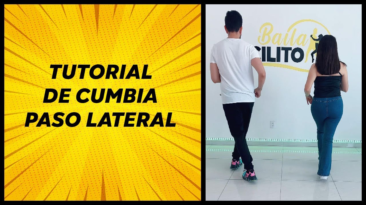 TUTORIAL DE CUMBIA | PASO LATERAL 💃🕺 - YouTube