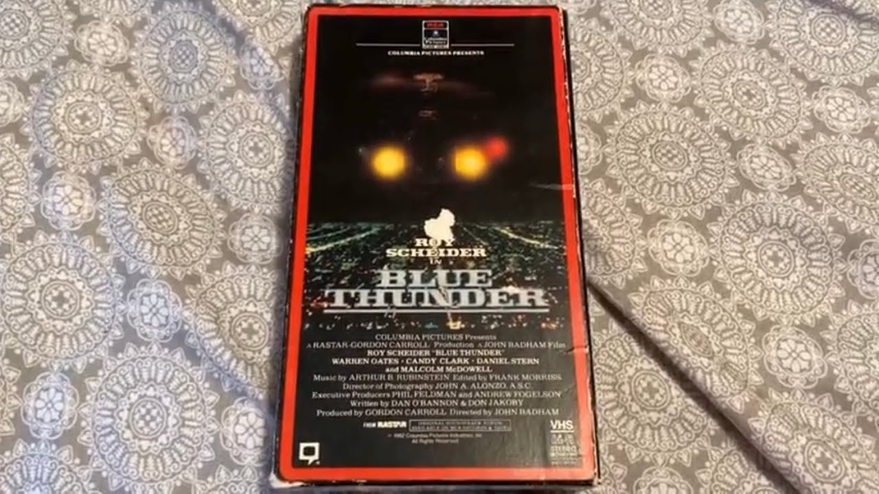 Blue Thunder (1983) 1985 VHS Unboxing 🚁 📼 - YouTube