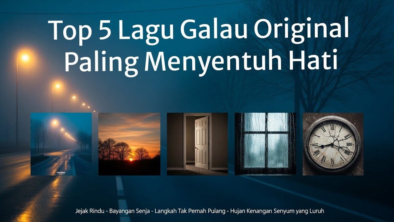 Top 5 Lagu Galau Paling Menyentuh Hati (Official Playlist, Best ...