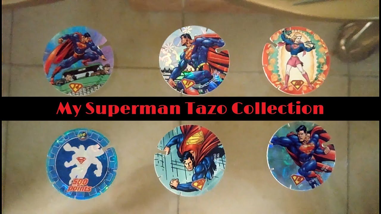 Superman Tazo Collection Review - YouTube