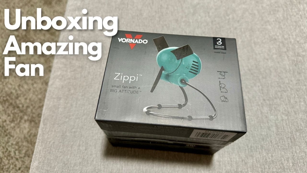 Unboxing Vornado Zippi most small fan | Most beautiful fan - YouTube