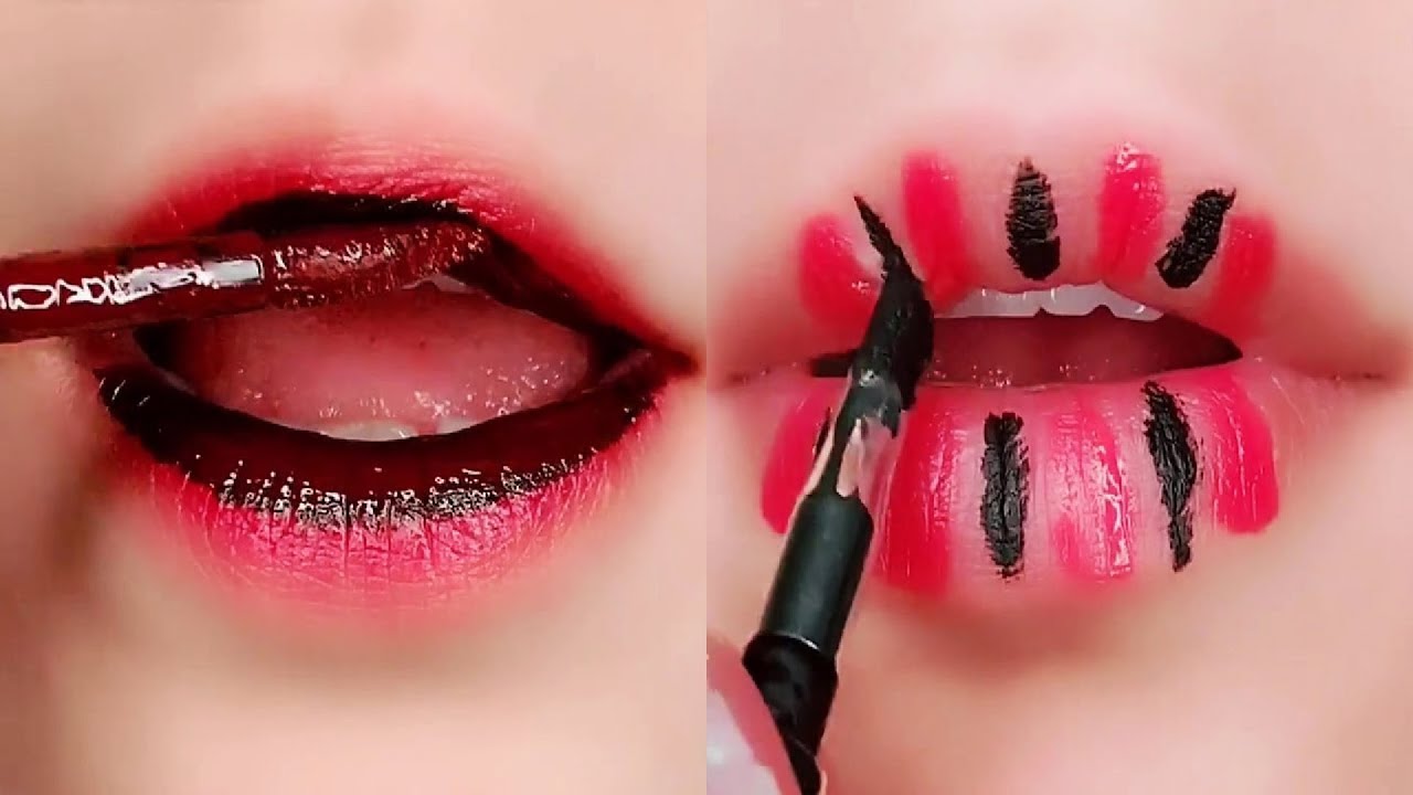 Beautiful Lips Makeup Compilation ️ How To Make Your Lips Look More ...