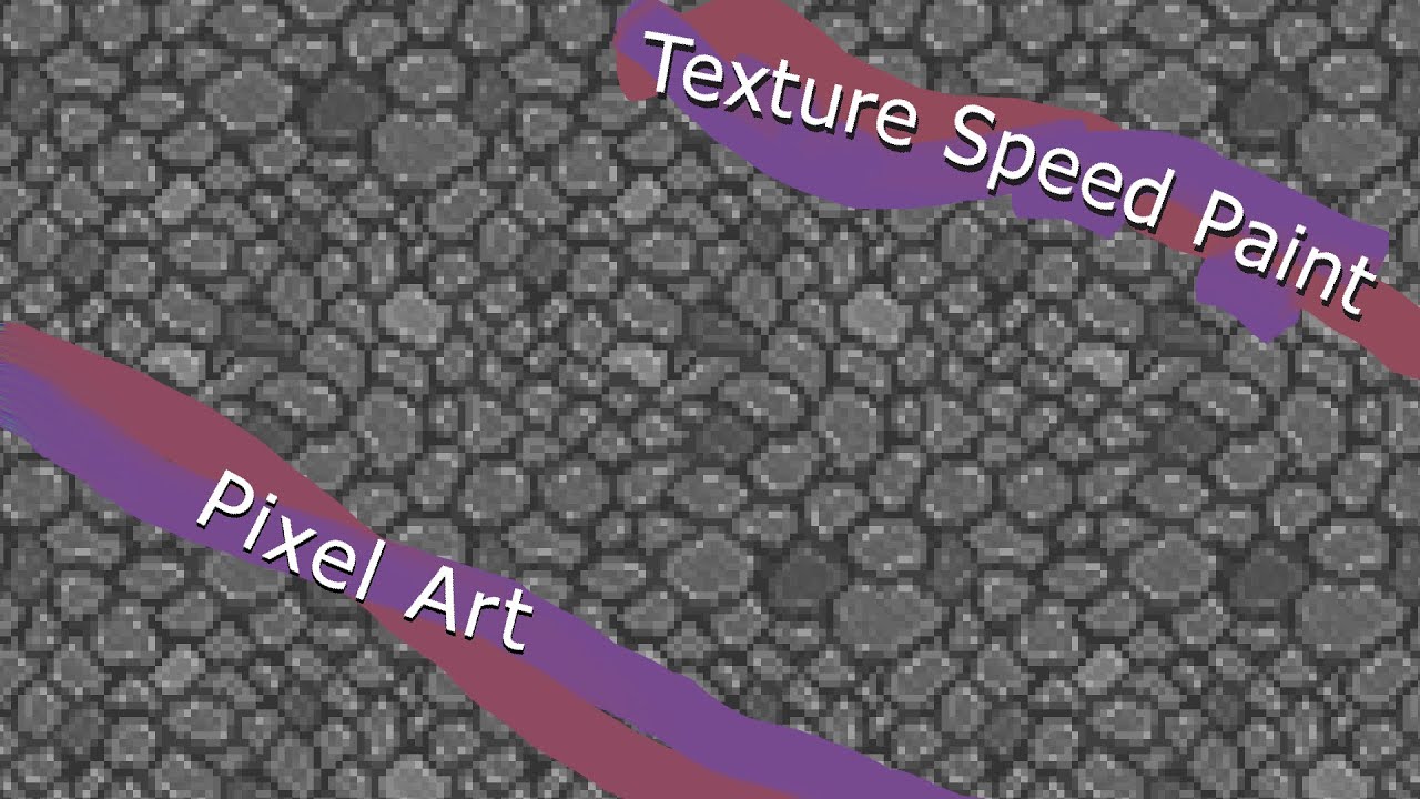 Rocks pixel art texture-Speedpaint - YouTube