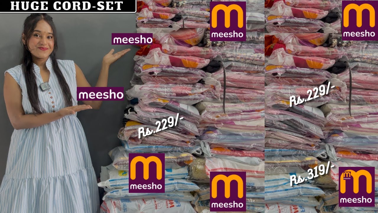 Meesho Huge *Trendy* 40 Long Summer Dress &cord-set Haul😍|Omg😱Isse Acha ...