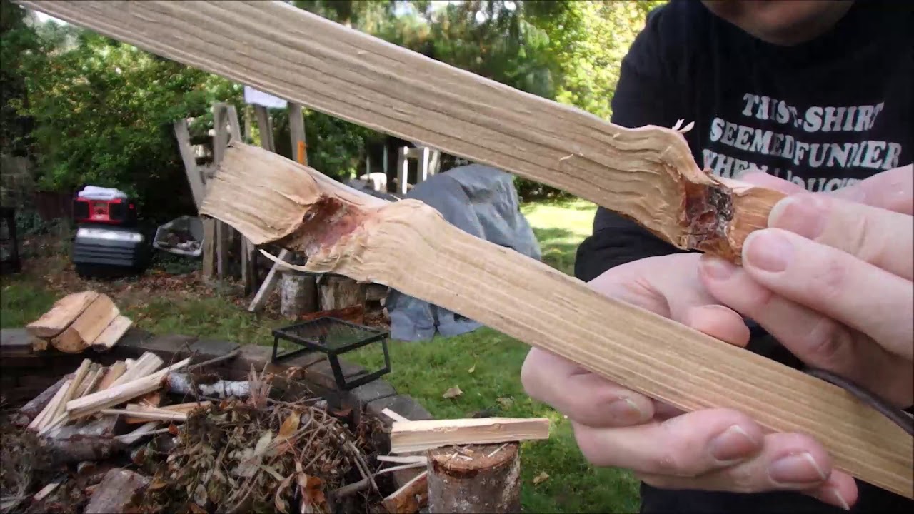 Feather Stick Practice and Firemaking - YouTube