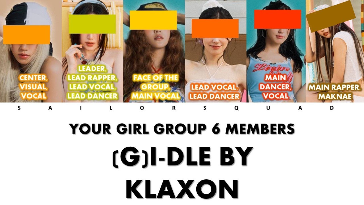 Your Girl Group (6 Members) Sing Klaxon by (G)I-DLE - YouTube