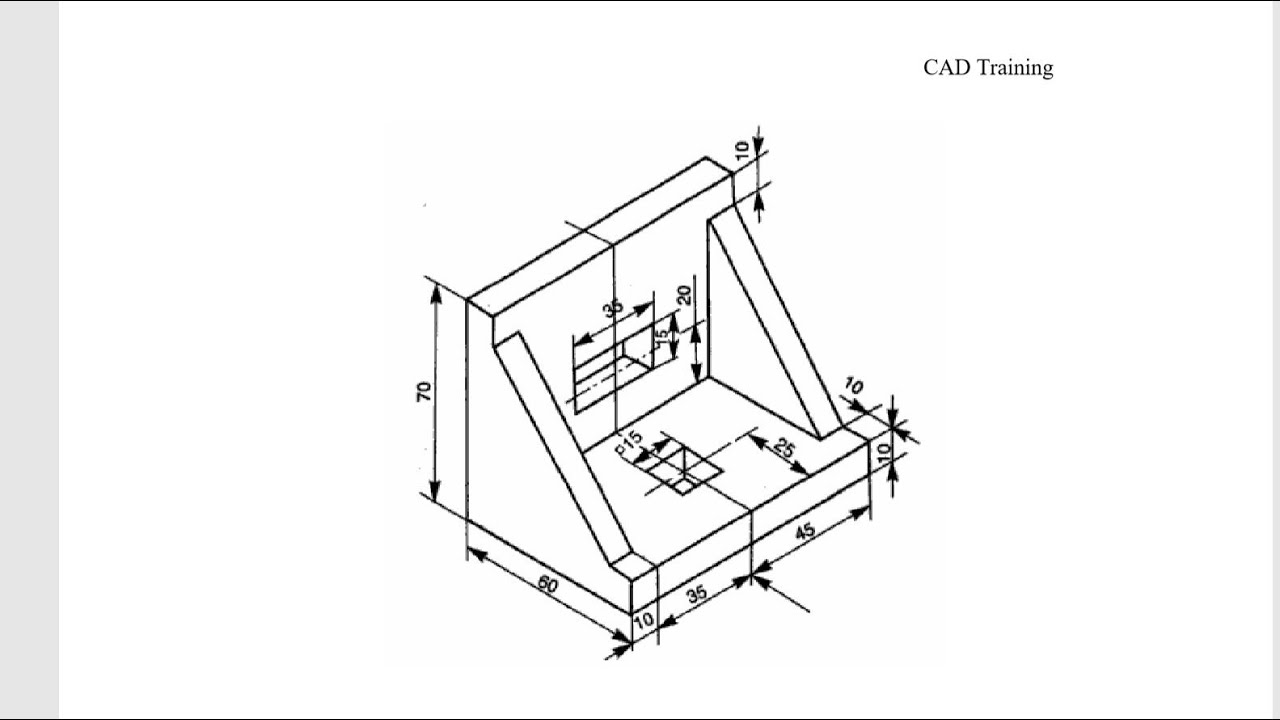 How to draw 3D model Catia Exercise book ##Part 3 - YouTube