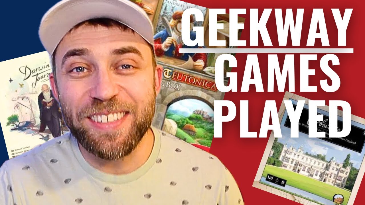 Geekway Recap - What I played at Geekway to the West - YouTube