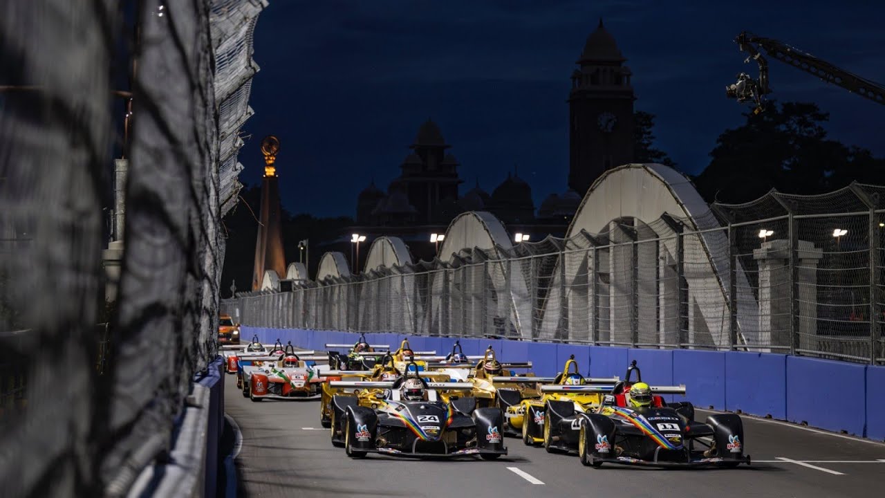 Live Indian Racing Festival 2024 India First Night Race Formula 4