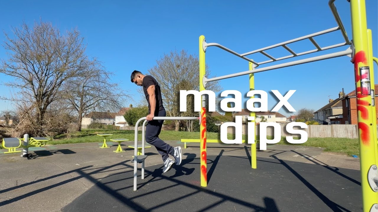 🇬🇧 natural weightlifter tries max dips - challange - YouTube