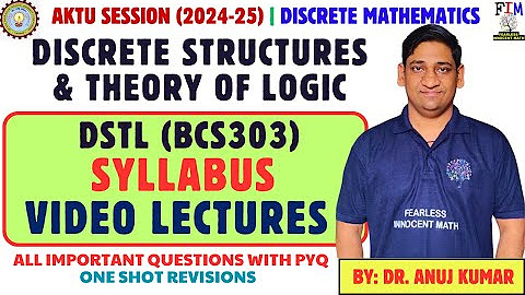 DSTL UNIT-1 (2024-25) | BCS303 | DISCRETE STRUCTURES & THEORY OF LOGIC | UNIT-1| SET THEORY ...