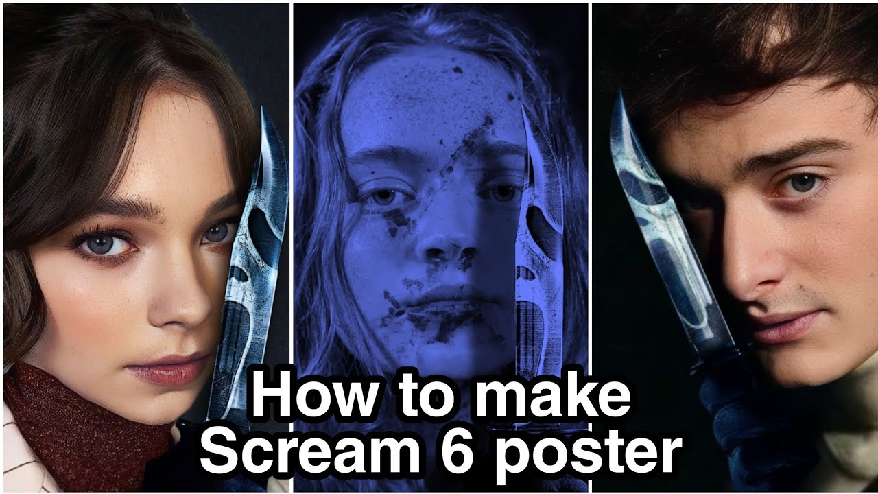 How to make Scream 6 Poster using PicArt - YouTube