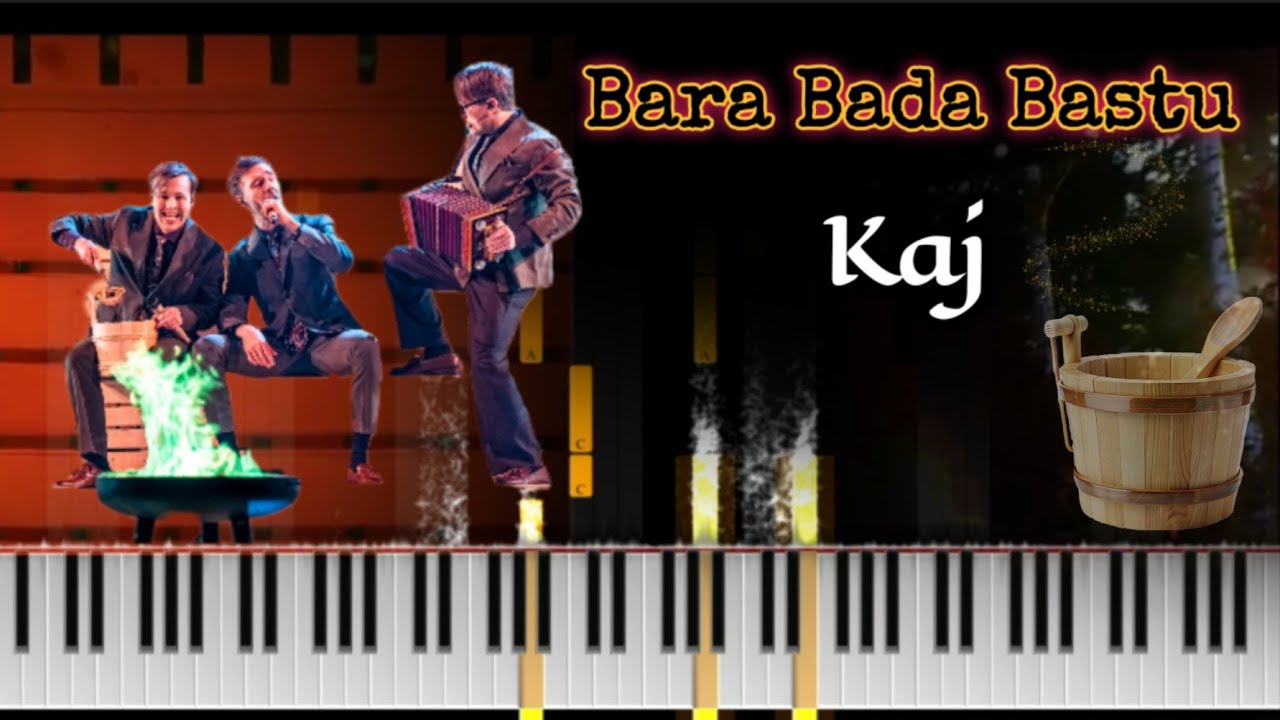 KAJ - Bara Bada Bastu | Sweden 🇸🇪 Eurovision 2025 | Piano Tutorial - Sheet Music Arr. Euna - YouTube