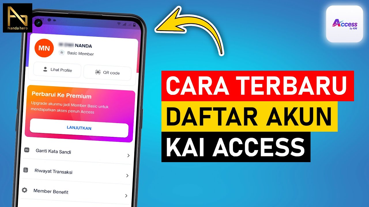 Cara Membuat Akun KAI Access - Daftar Akun Access By KAI - YouTube