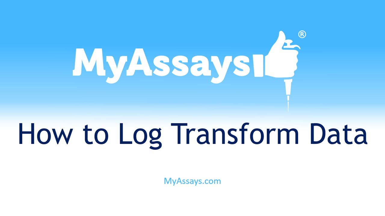 How to Log Transform Data - YouTube