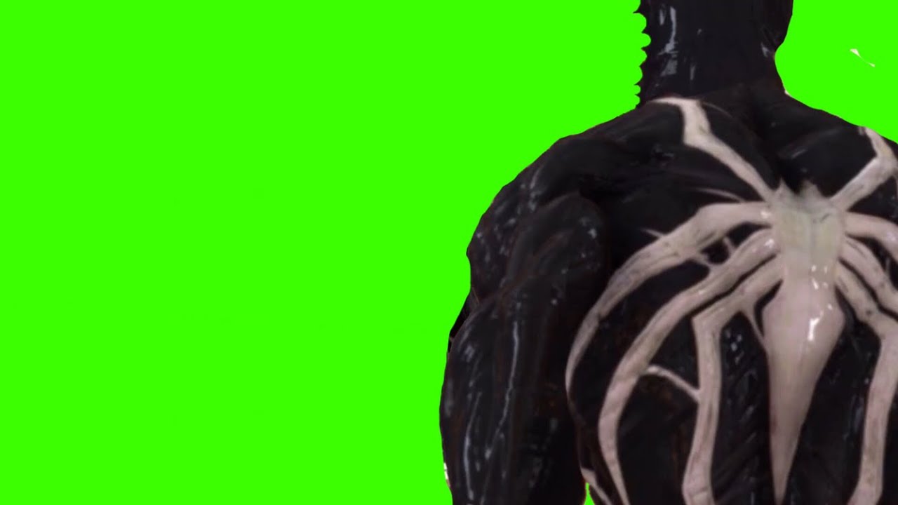 Green Screen Venom Transformation from back - YouTube