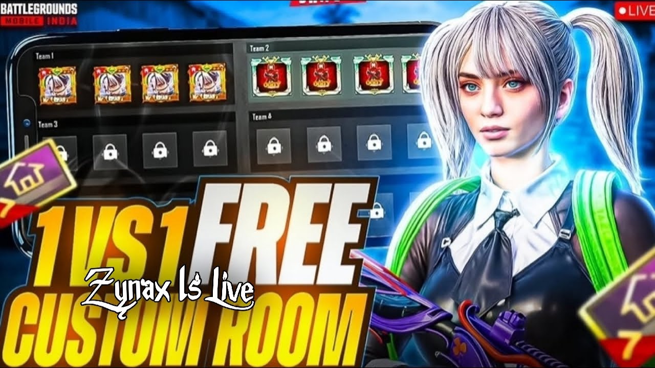 BGMI LIVE 1V1 - YouTube