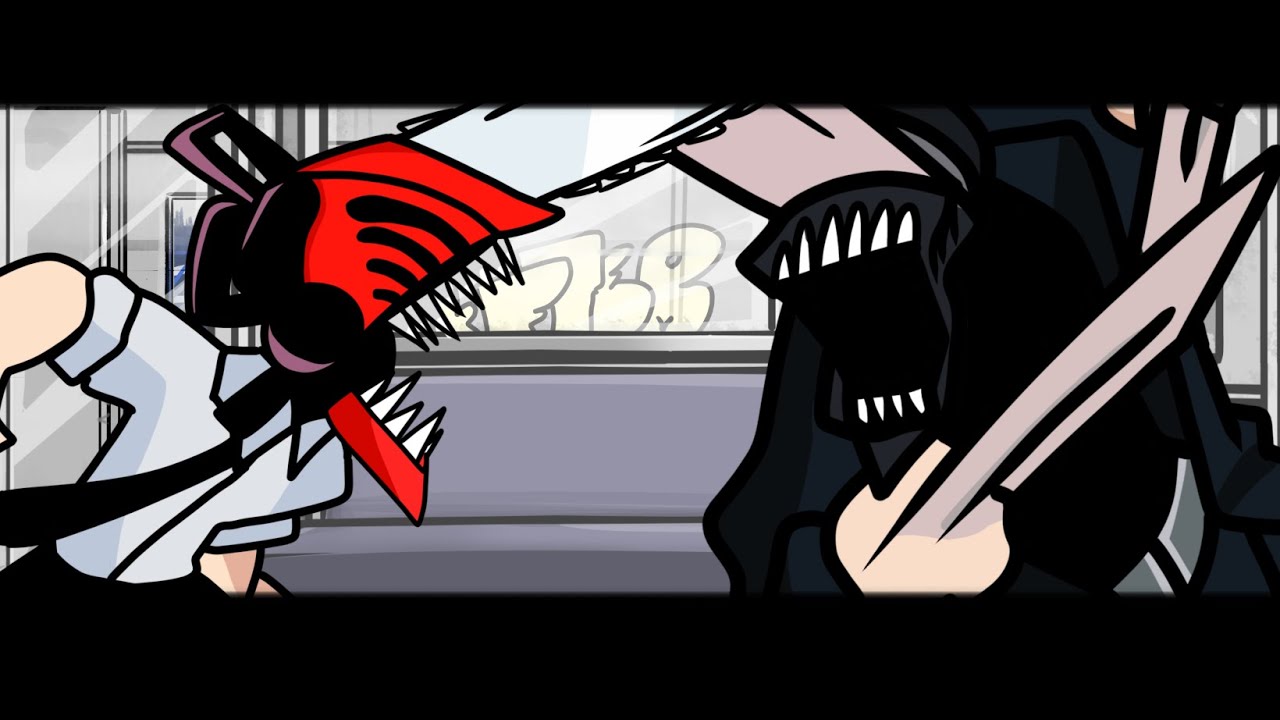 FNF - Chainsaw man Razorblades animation #animation #fnf #chainsawman ...
