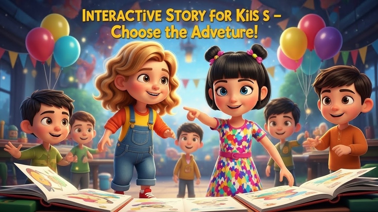 Bedtime Story for Kids 🌙📖 Interactive Choose Your Adventure - YouTube
