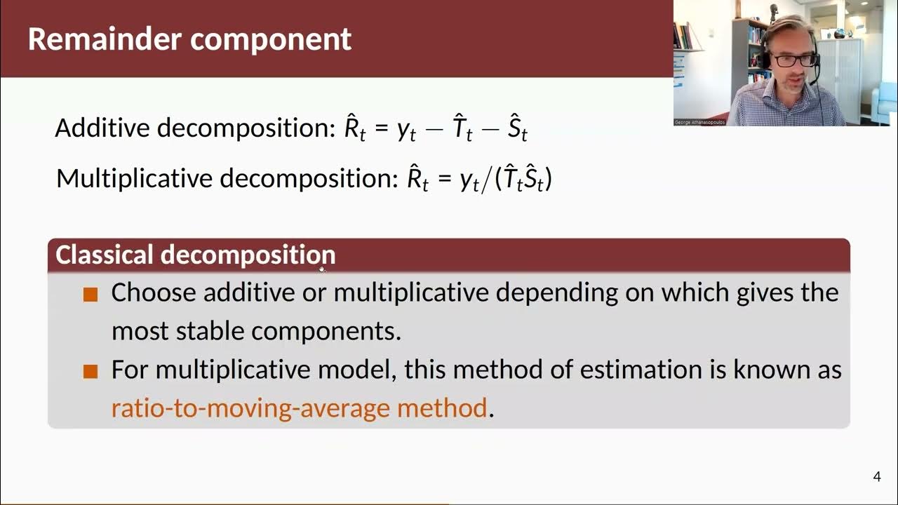Forecasting Principles & Practice: 3.4 classical decomposition - YouTube