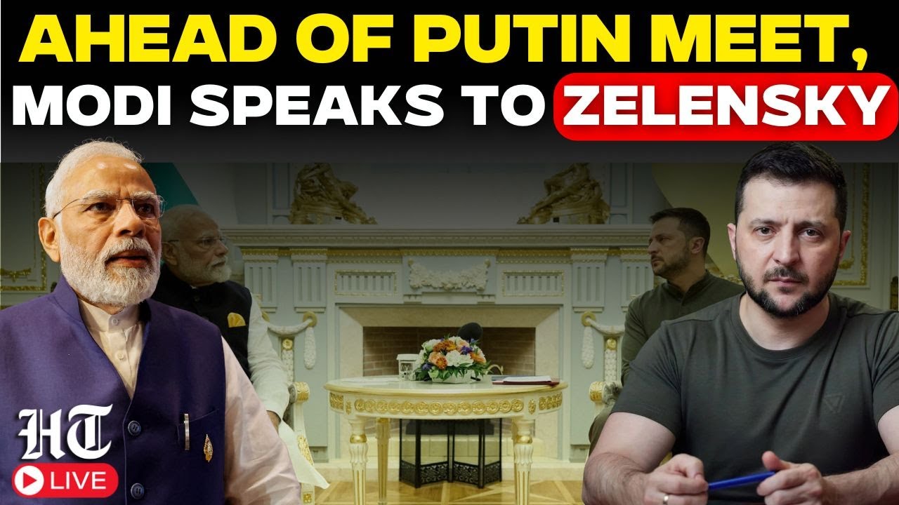 PM Modi Live: PM Modi Holds Second Call With Zelensky Before Crucial ...