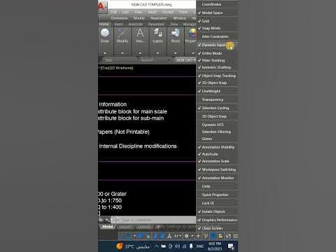 how to activate dynamic input autocad - YouTube