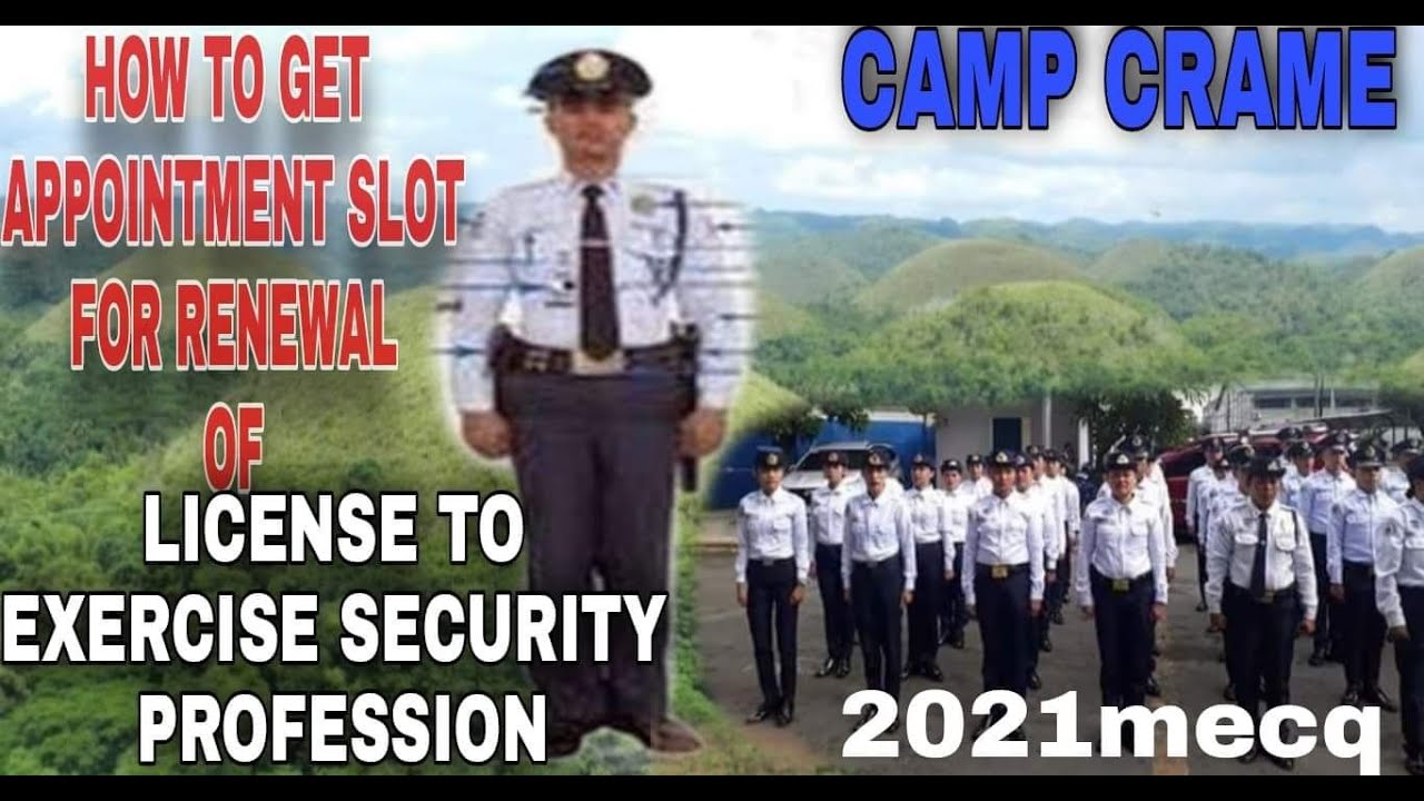 How To GET APPOINTMENT SLOT For RENEWAL Of LICENSE TO EXERCISE SECURITY How To GET APPOINTMENT SLOT For RENEWAL Of LICENSE TO EXERCISE SECURITY