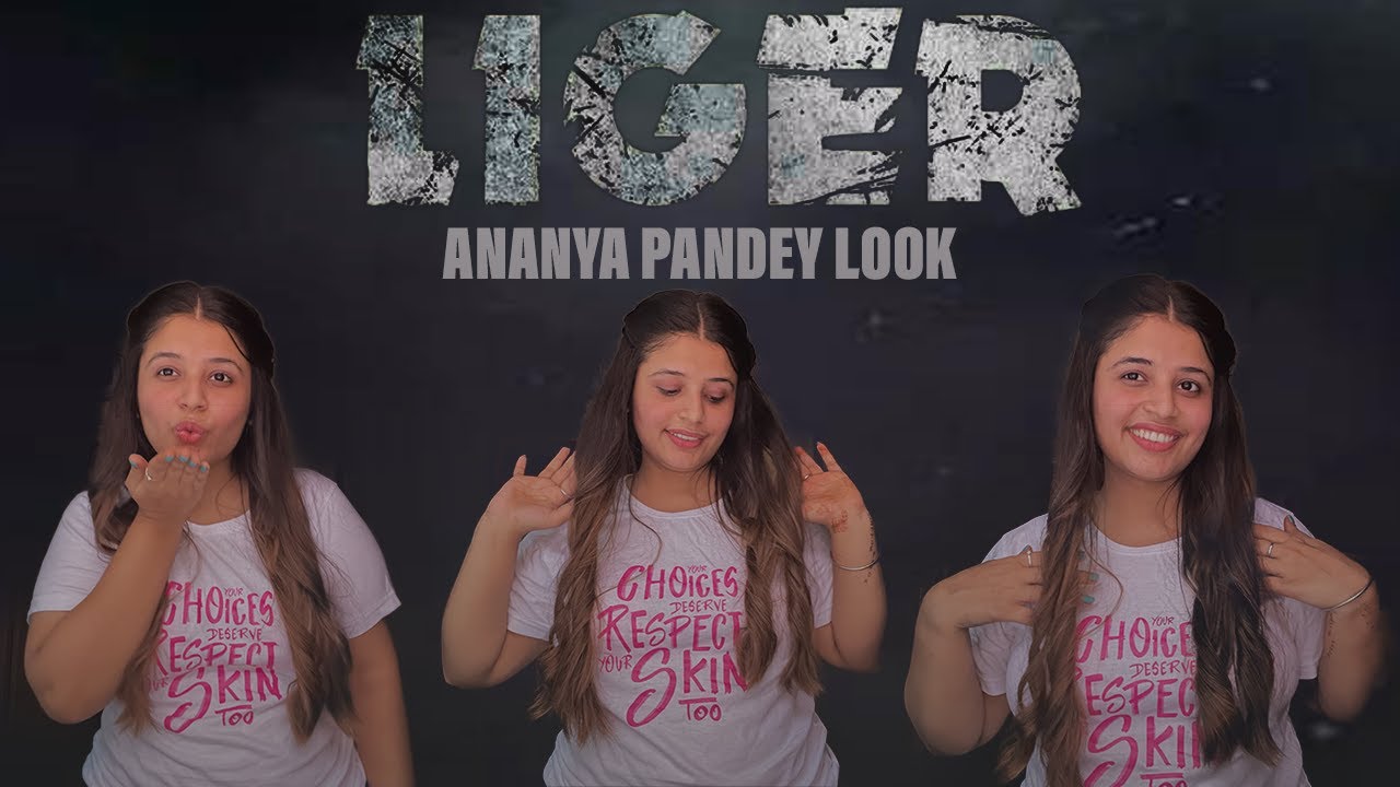 LIGER Ananya Pandey HairStyle Tutorial (Hindi) | Vijay Deverakonda ...