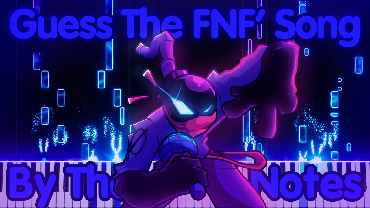 Guess The FNF' Song by The Notes! | FNF' Mods Knowledge Test - YouTube