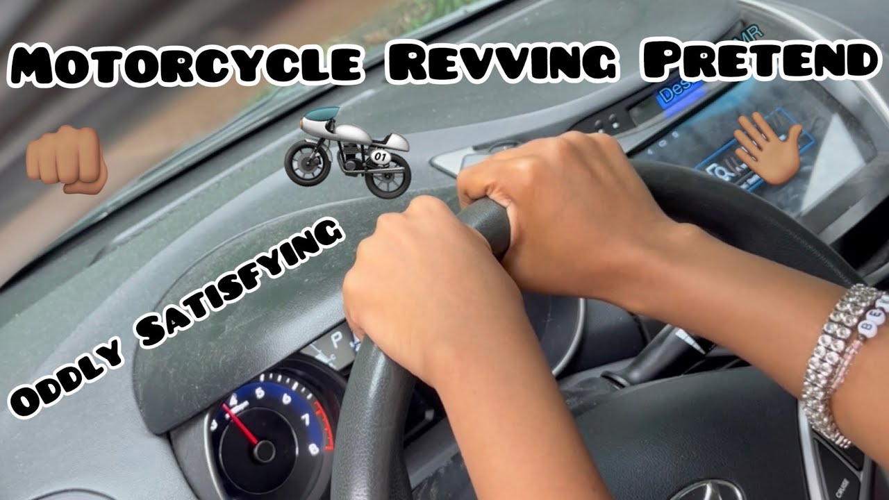Asmr Motorcycle Revving Pretend | Oddly Satisfying Tingles and Triggers ...
