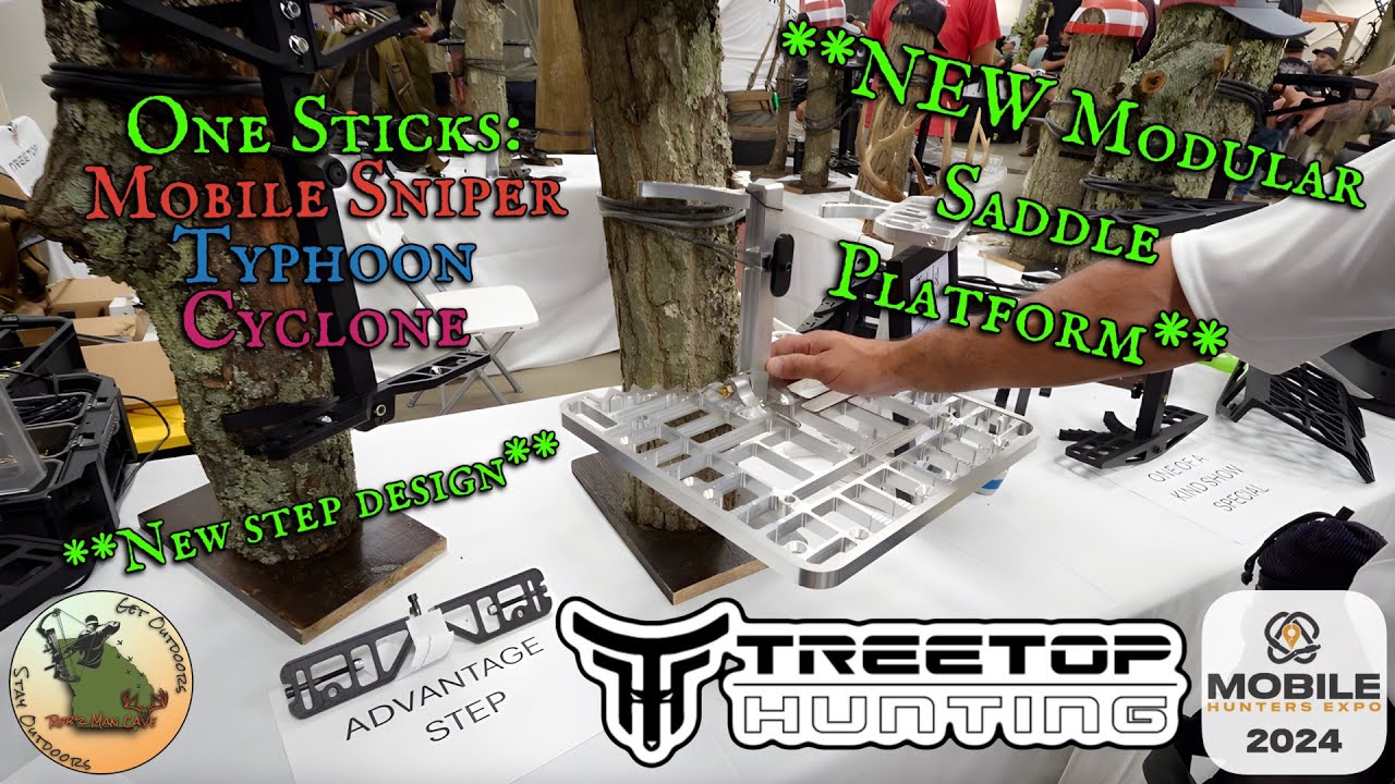 Treetop Hunting | New Modular Saddle Hunting Platform!!! | Mobile ...