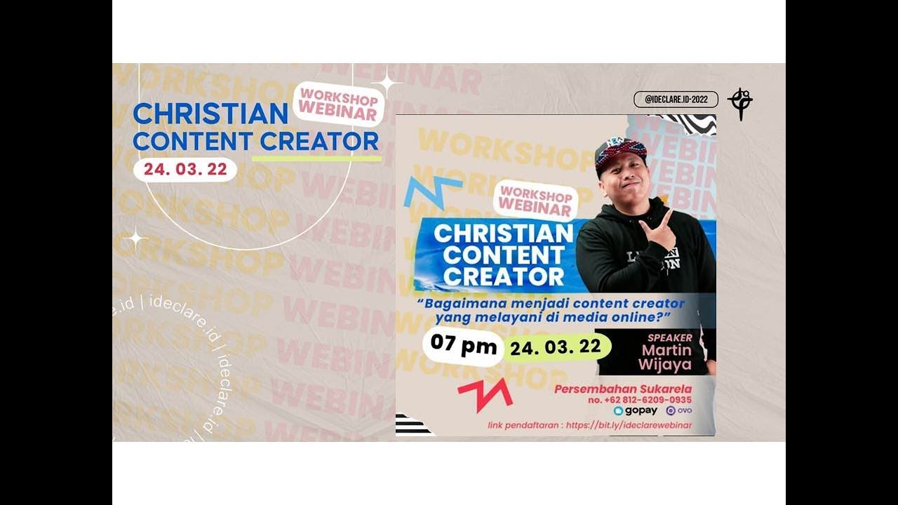 Webinar - Christian Content Creator - YouTube
