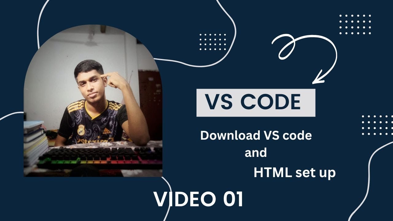 How to download vs code| and set up html| html| vs code| html শিখুন ...