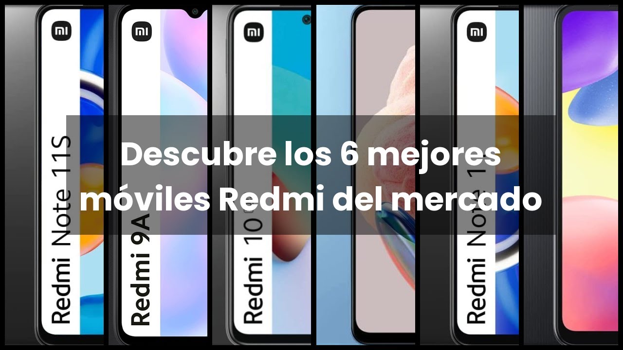 【Movil redmi】Descubre los 6 mejores móviles Redmi del mercado 🤑 - YouTube