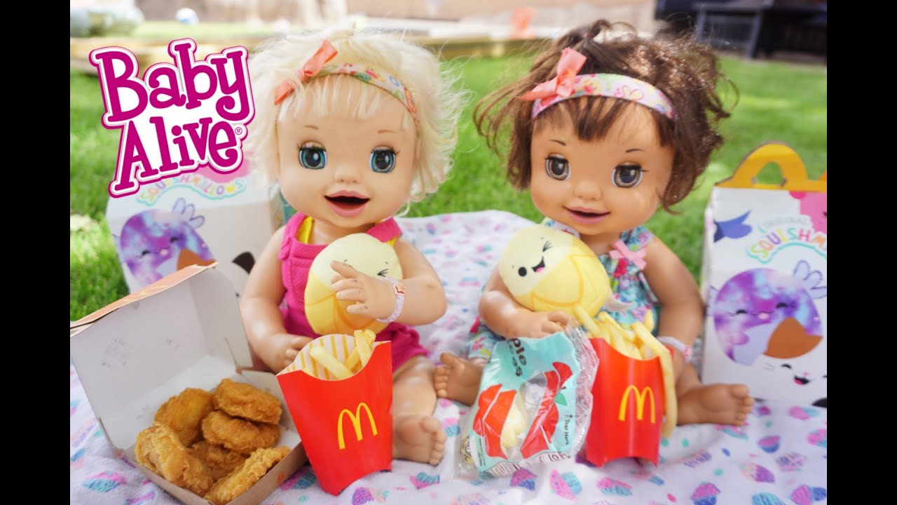 BABY ALIVE Ruby Snow McDonald's Outing With Margie McCabe! - YouTube