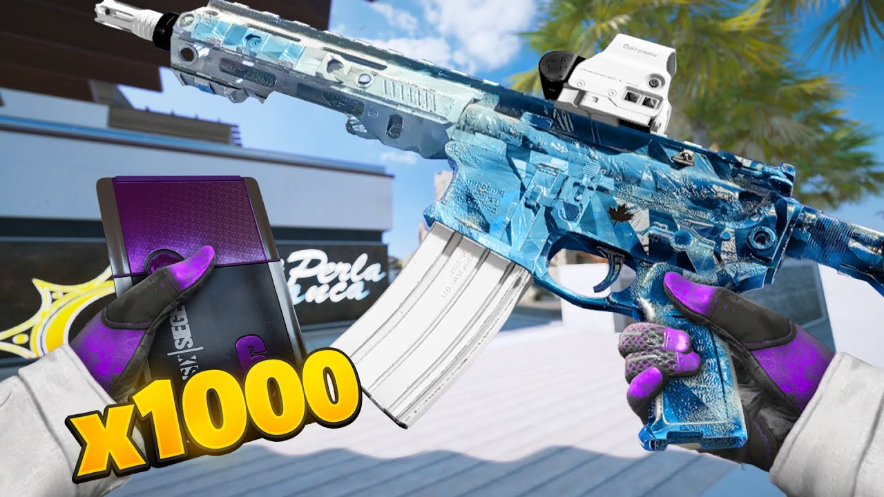 1000 Alpha Packs But Its ONLY Purples & Golds... Rainbow Six Siege ...