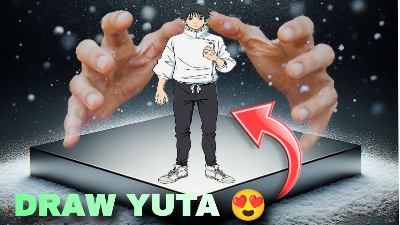 Yuta Drawing Tutorial | JuJutsu Kaisen Step by Step - YouTube