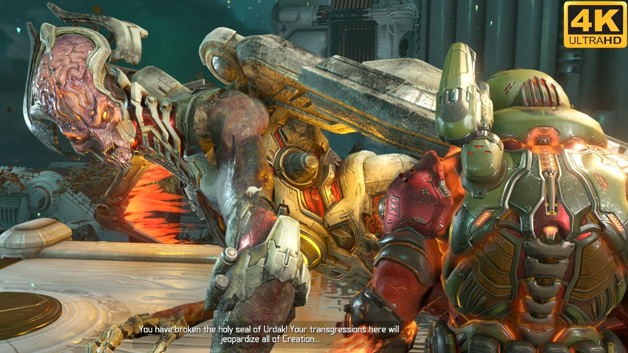 Doom Slayer Kills Khan Maykr - DOOM Eternal (4K 60FPS) - YouTube