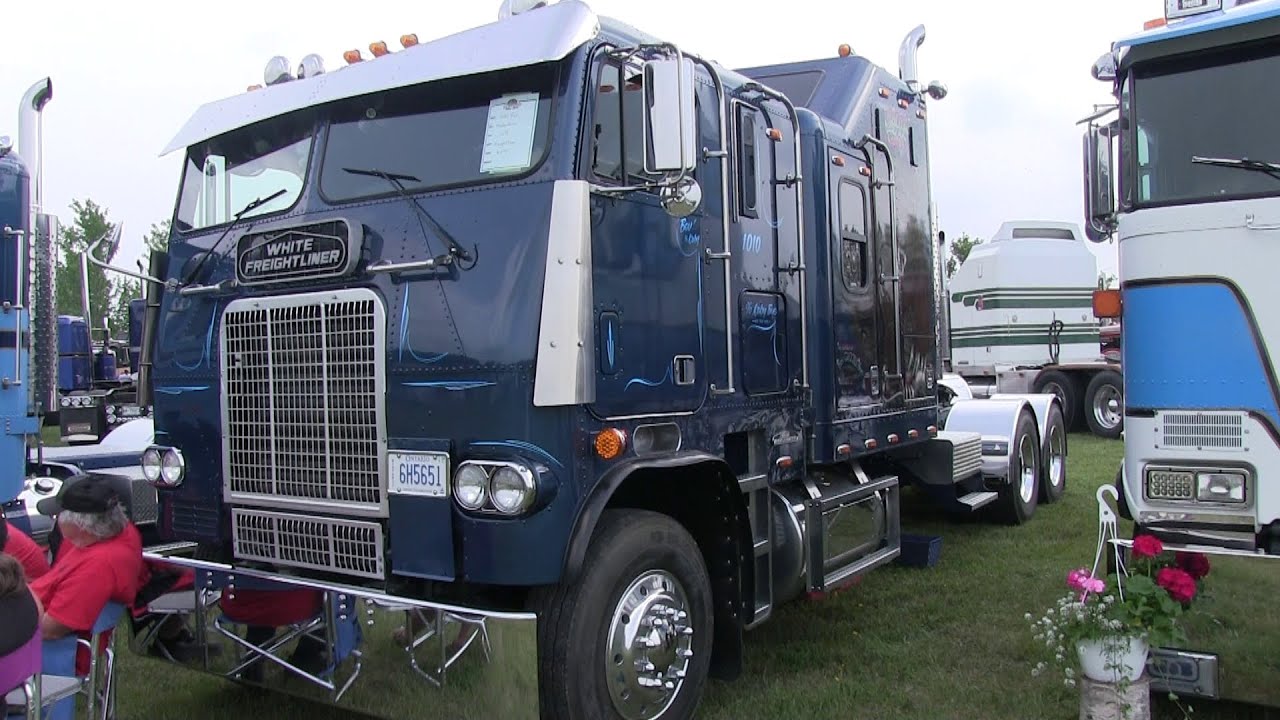 AMAZING 1978 Freightliner WFT Cab Over Truck At Clifford Truck Show ...