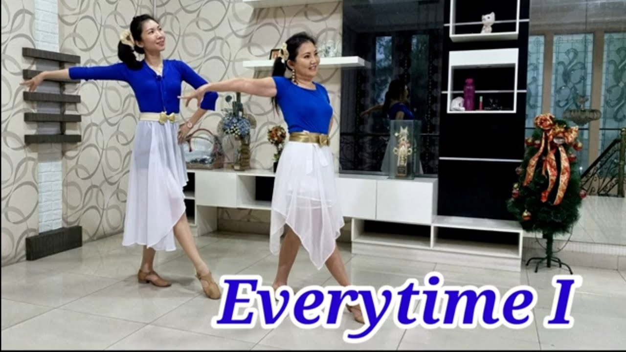 Everytime I Line dance | Choreo:EWS Winson | Danced By Selvin & Jeanie ...
