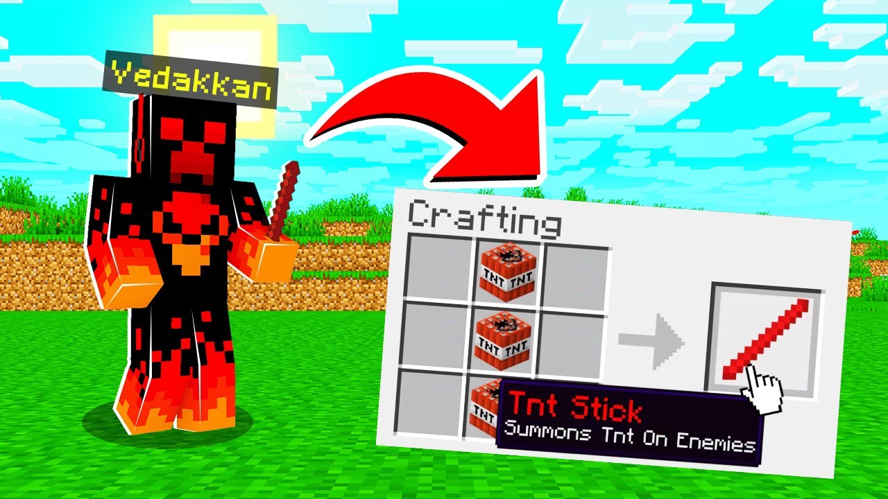 I Crafted Some Custom Sticks In Minecraft | Malayalam - YouTube