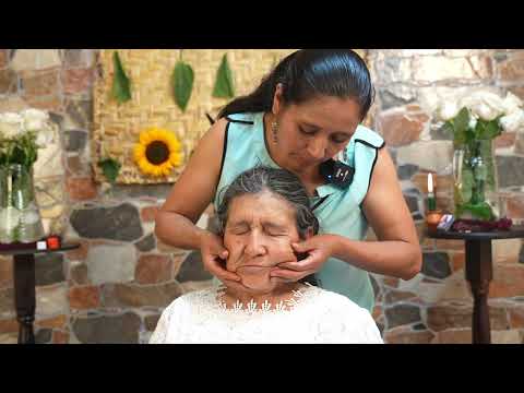 Masaje de relajación ASMR y limpia energética de Doña Esperanza con susurros suaves para dormir