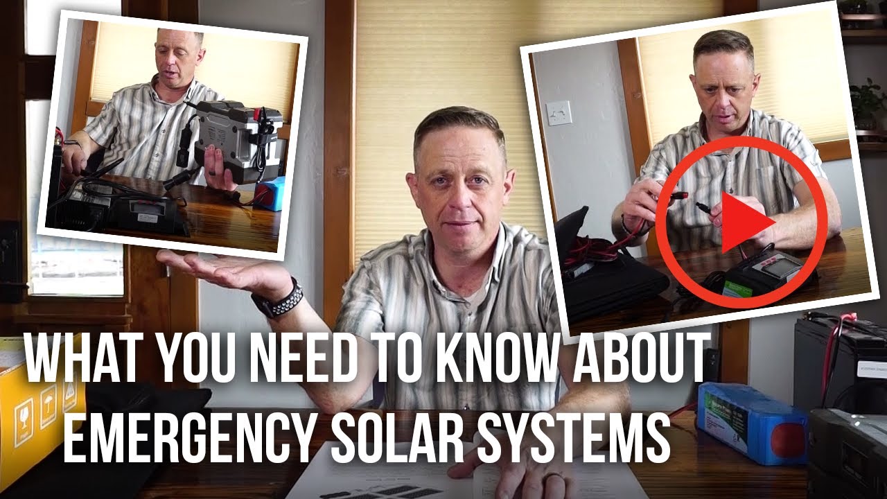 What You Need to Know About Emergency Solar Systems - YouTube